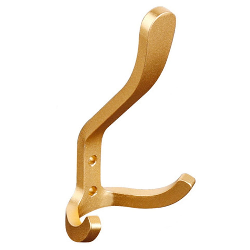 Household Space Aluminum Hook Wall Hanging Door Clothes Bag Key Hat ...