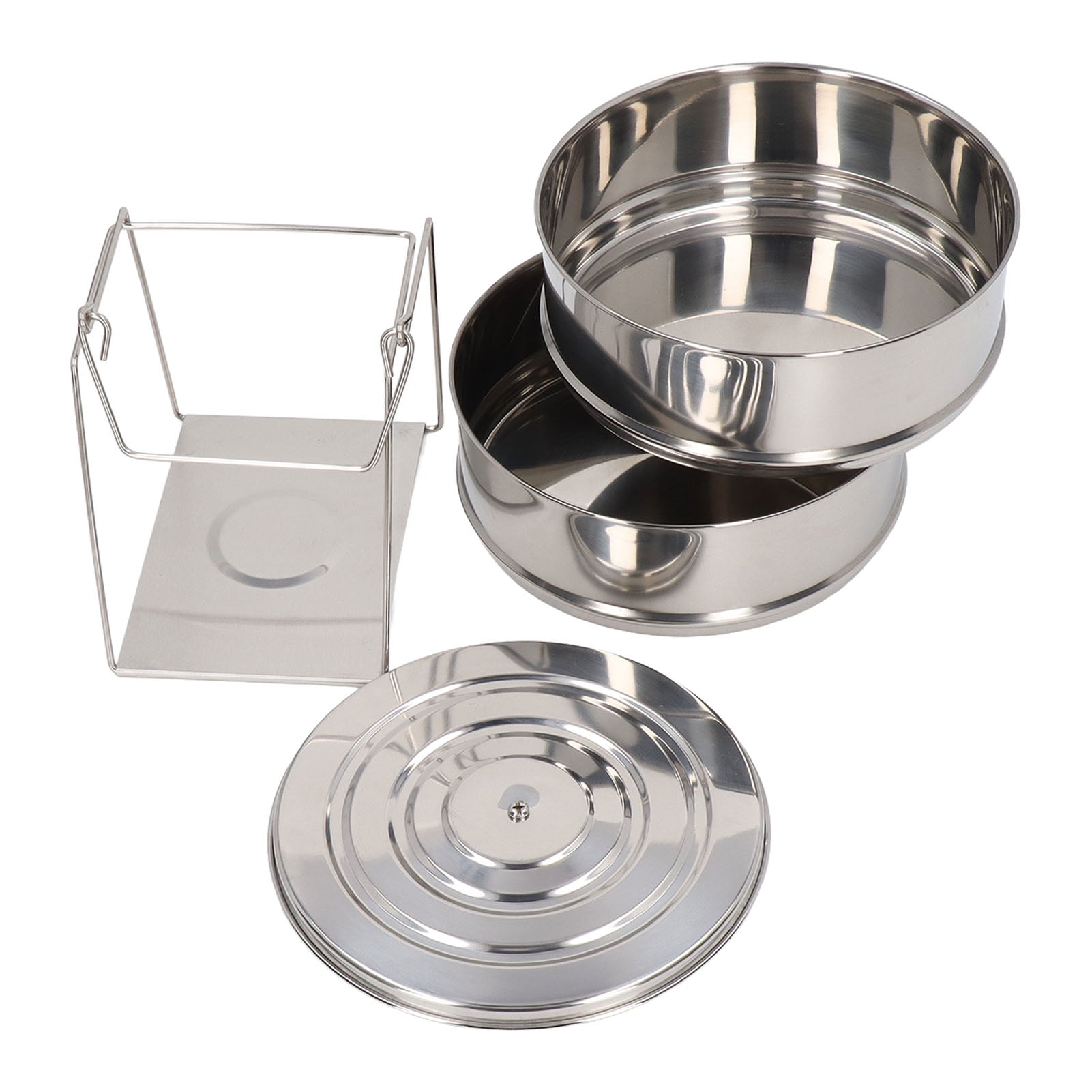 Household Steam Pot 2 Tier Stackable Steaming Pot Cookware with Lid for ...