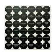 1 Pack Date Contents Stickers,Waterproof Jar Lid Labels,Canning ...