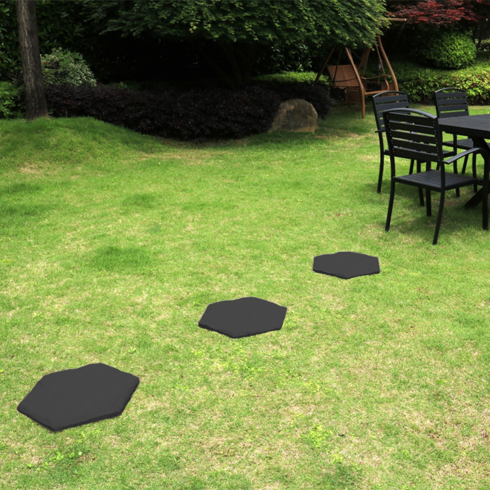 Household Stones Clearance! Dusknt Stepping Stones with Ground Stakes ...