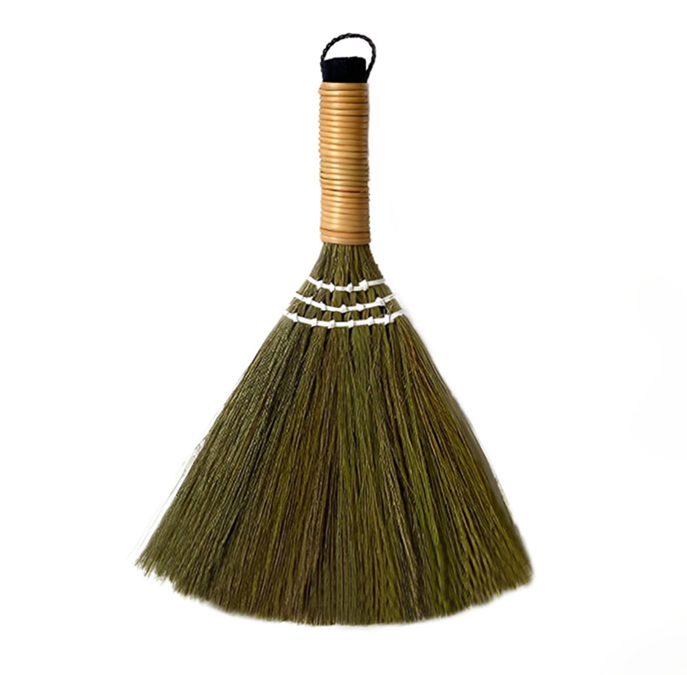 Household Straw Braided Sweeping Broom Home Kitchen Room Office Floor ...
