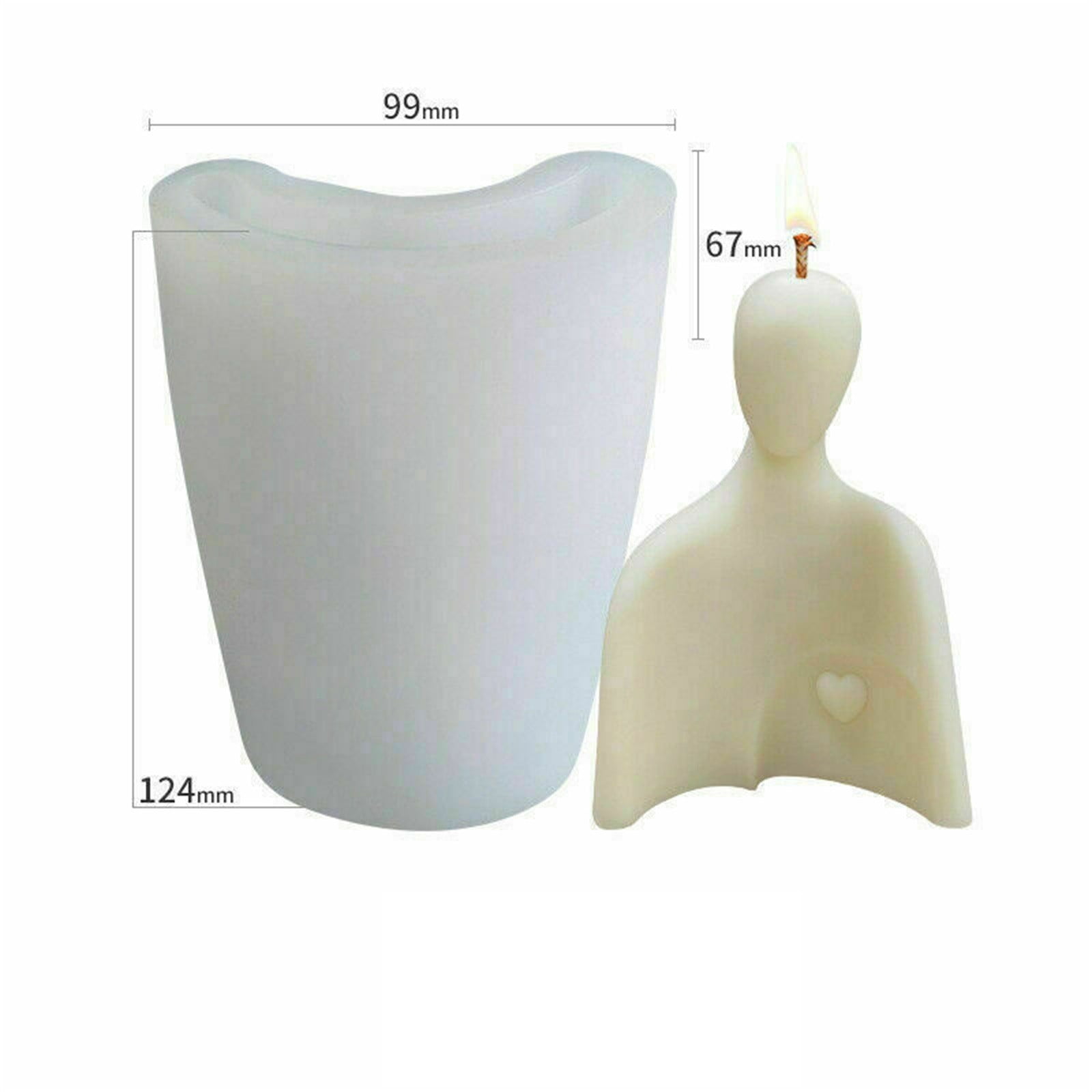 Household Supplies Family Perfume Candle Moulds Silicone Human Body ...