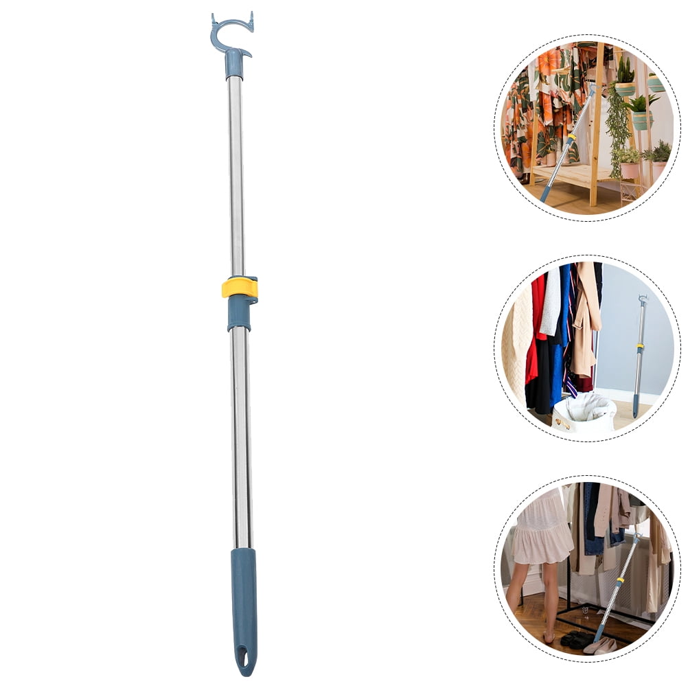 Household Telescopic Clothes Pole Clothesline Reach Pole Retractable ...