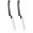 Household Thin Cleaning Brushes,2pcs Hard Bristle Grout Scrub Brush Tool for Cleaning Tight ...