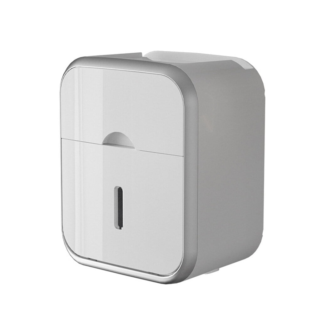 Household Toilet Paper Rack Wall-Mounted Roll Paper Box Bathroom ...