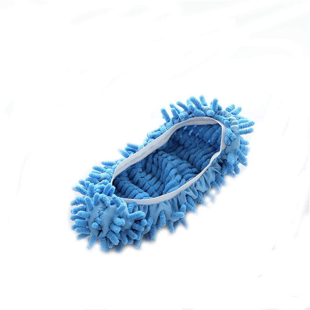 Household Tool Colorful Chenille Mopping Shoes Slippers Floor Dust ...