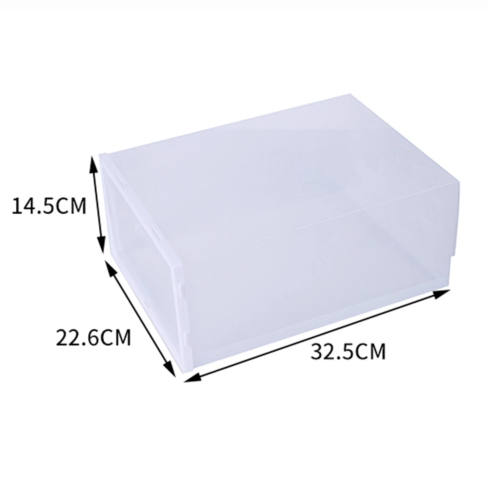 Household Transparent Shoe Storage Box Plastic Assemblable Shoe Box ...