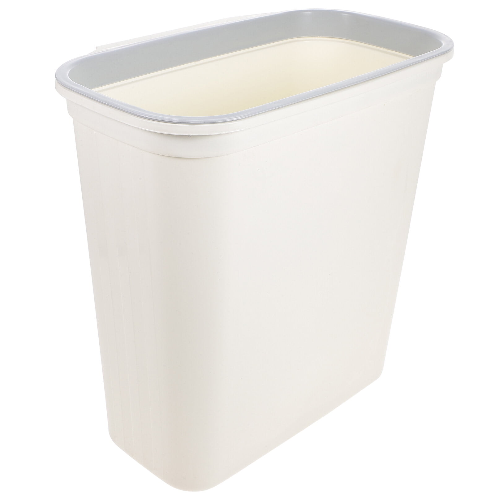 Household Trash Can Simple Waste Bin Plastic Litter Holder Kitchen ...