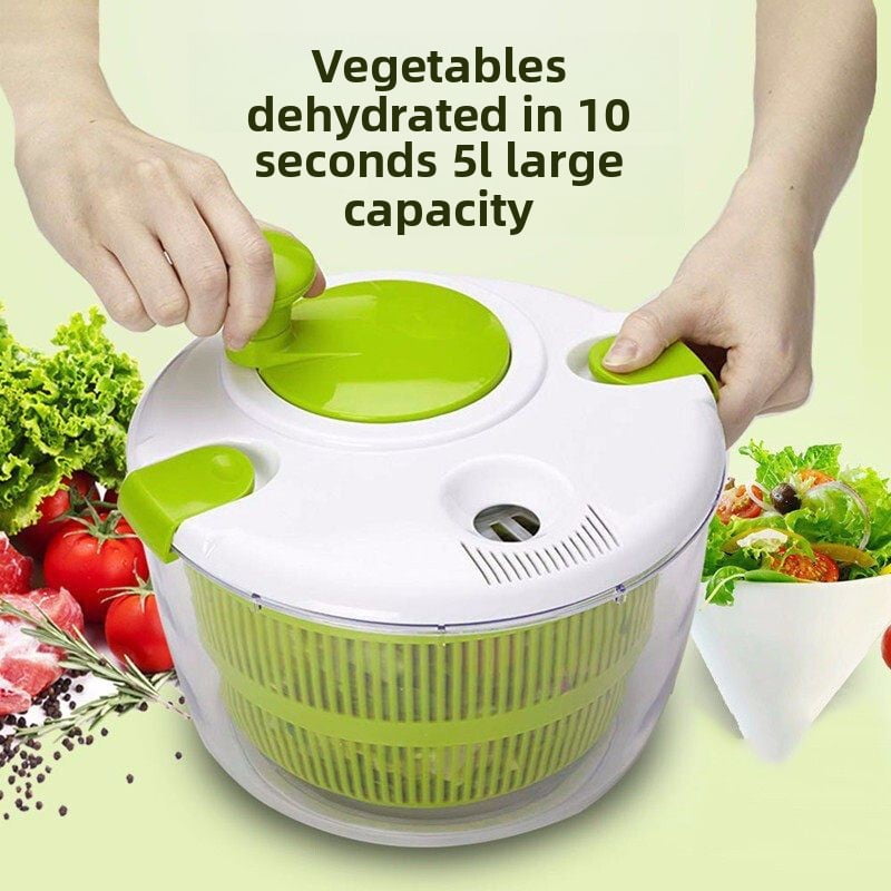 Household Vegetable Dehydrator Multi-Functional Draining Basket Washing ...