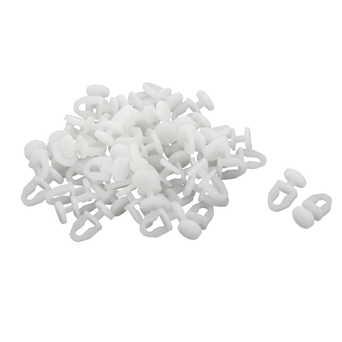 Household Window Curtain Glider Track Rail Carrier Slide Wheels Rollers ...