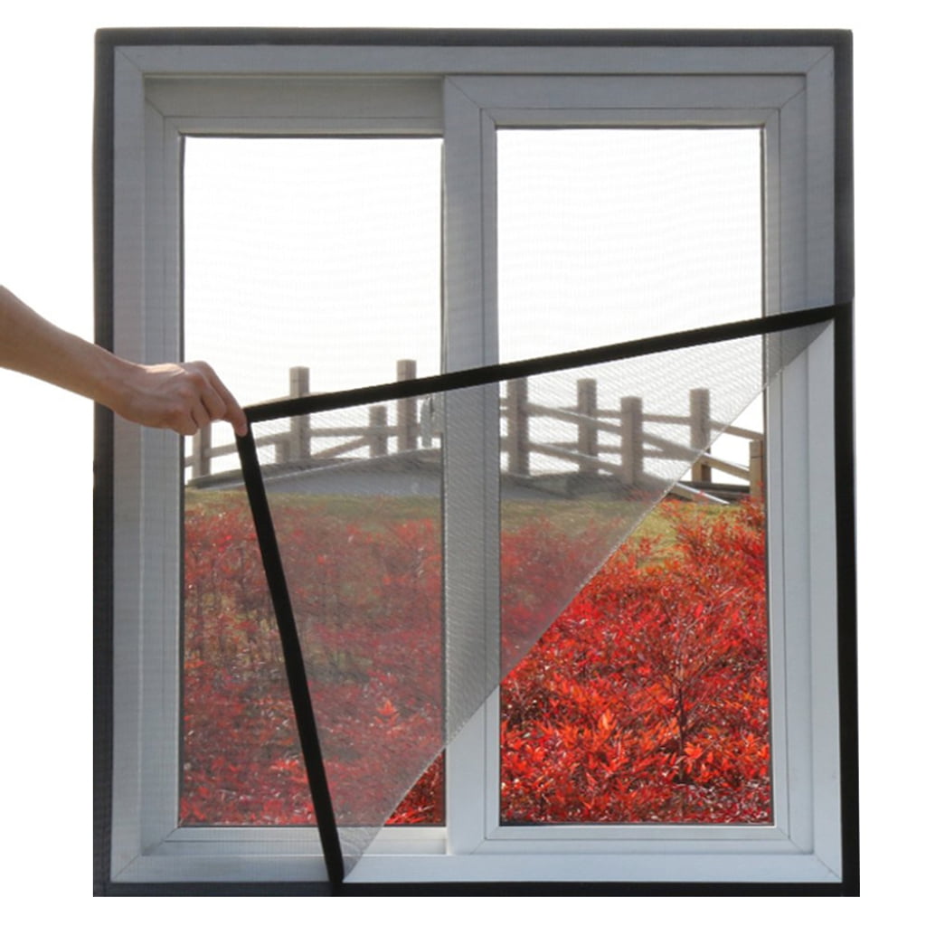 Household Window Screen,Self-Adhesive Non-Simple Mesh Curtain Full ...