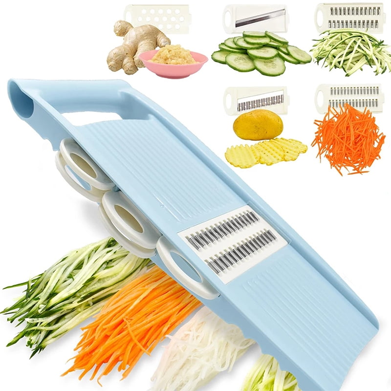 Household Wire Eraser 5 in 1 Slicer for Kitchen Vegetable Slicer Multi ...