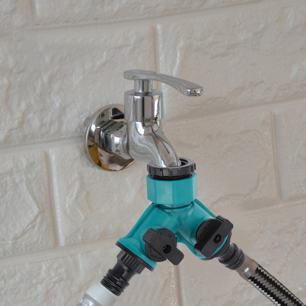 Household Y Shunt Adapter Connector For Garden Hose Faucet Switch On ...