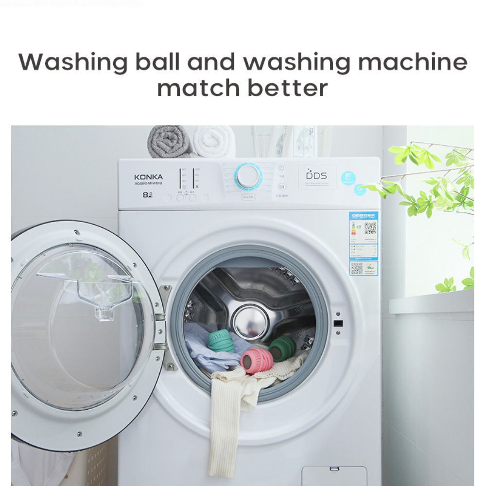 Household clothes anti-twist and anti-knotting laundry ball magic power ...