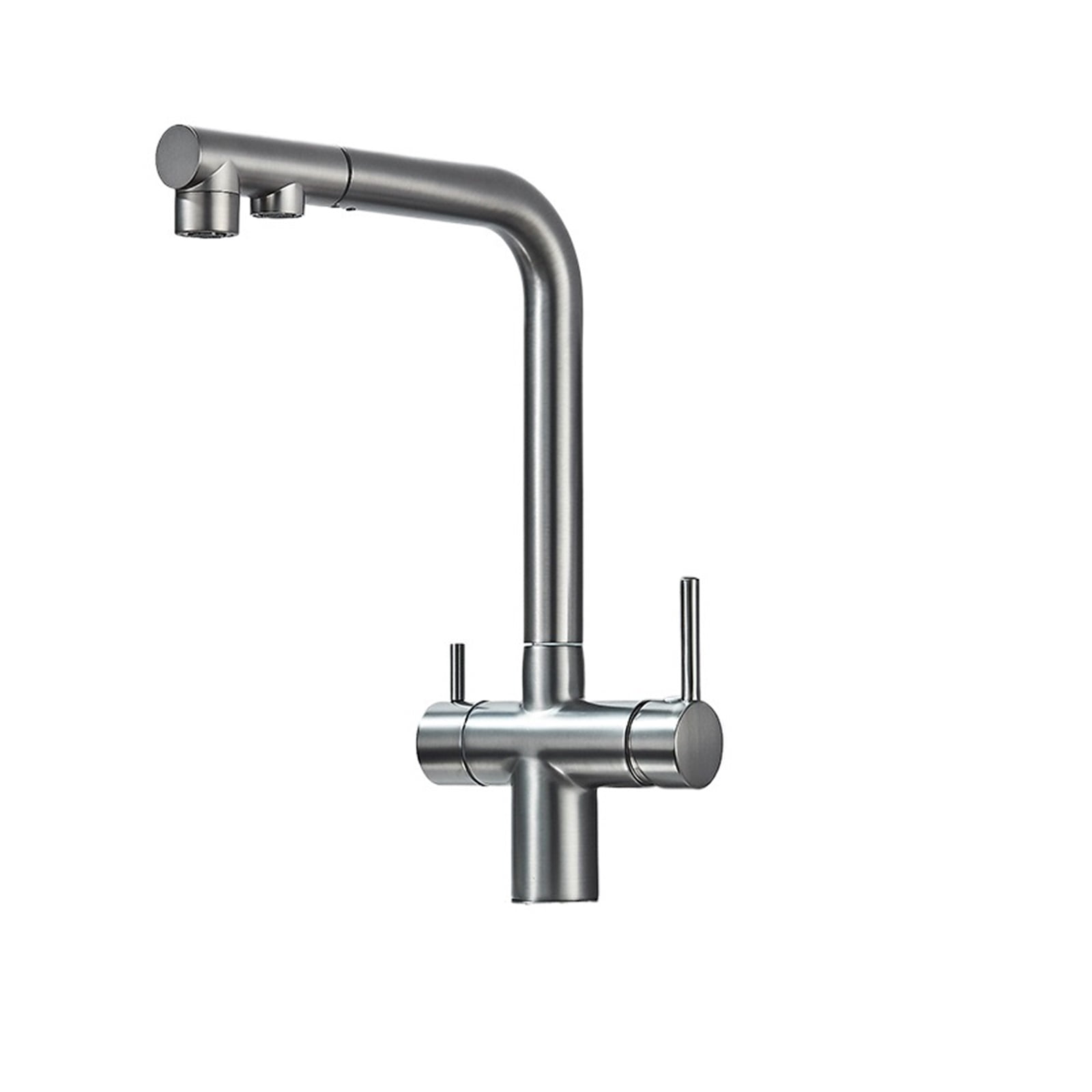 Household faucet 2 Features Dual Rotary Nozzle Filter Purifier Sink ...