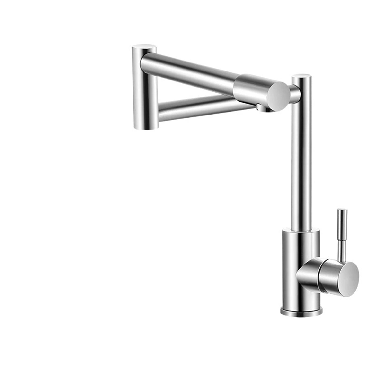 Household faucet 304 Stainless Steel Lead-free Folding Mixer 360 Degree ...