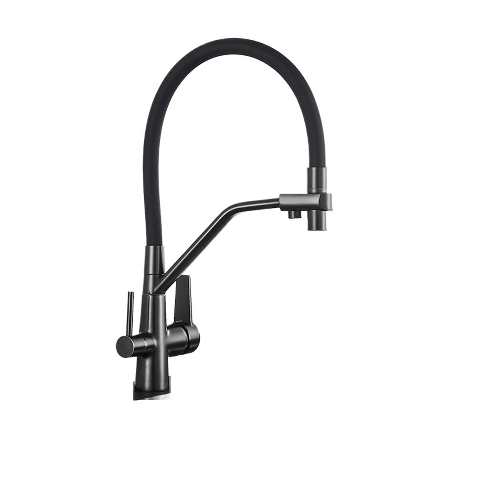Household faucet 360-degree Rotary Filter Three-way Kitchen Faucet ...