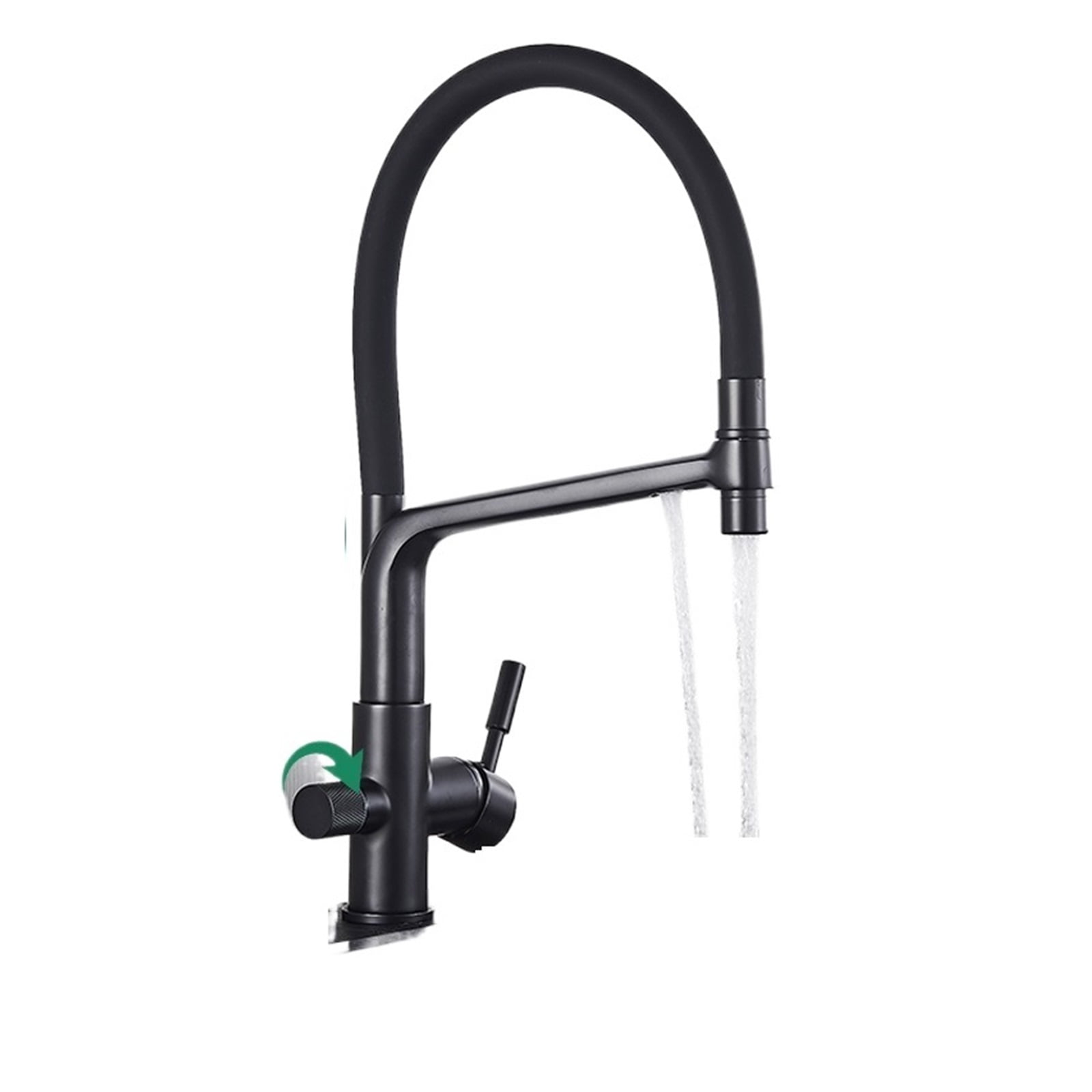Household faucet Pull Out Kitchen Purification 3-way Mixer Faucet ...