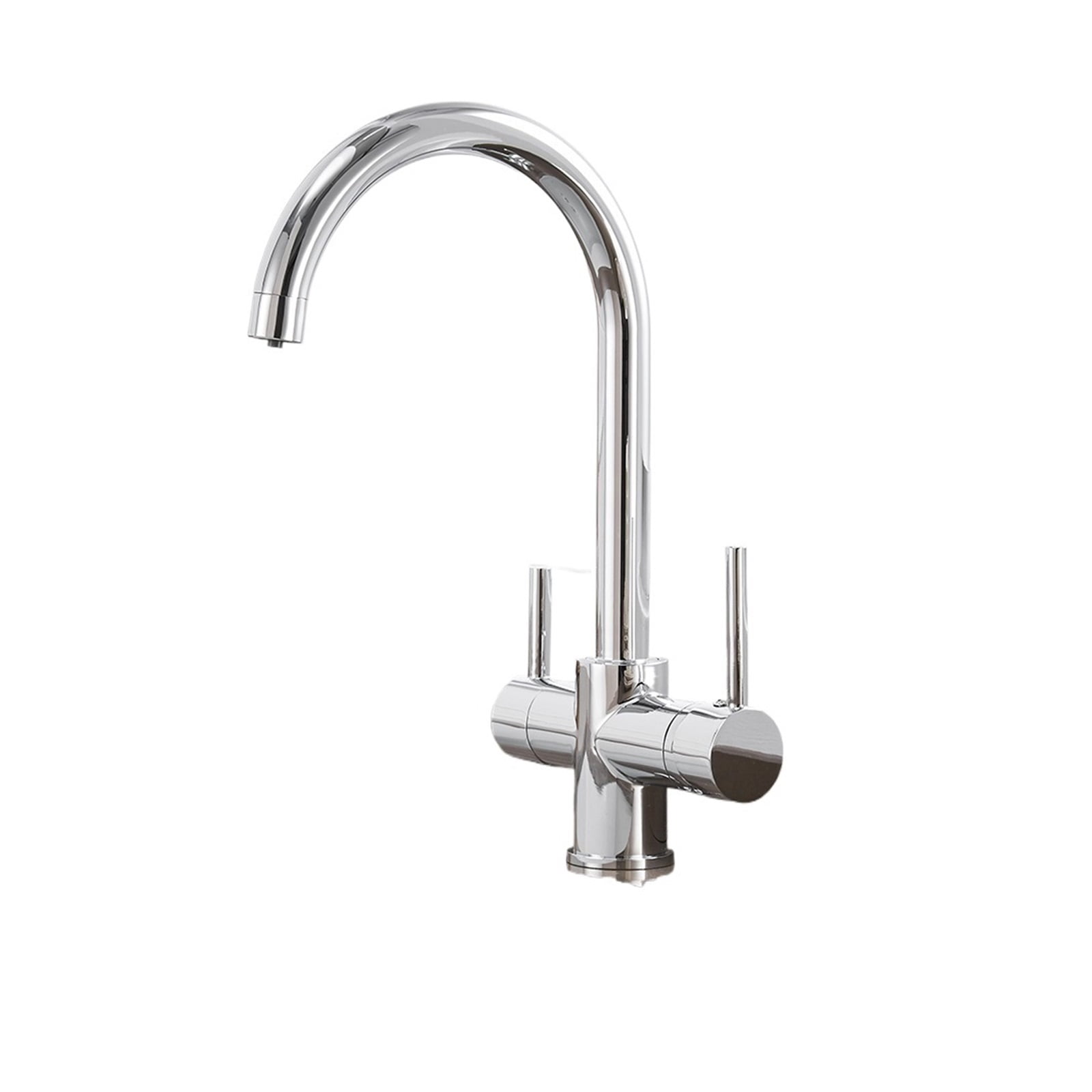 Household faucet Rotary pull-down hot and cold mixer kitchen sink ...