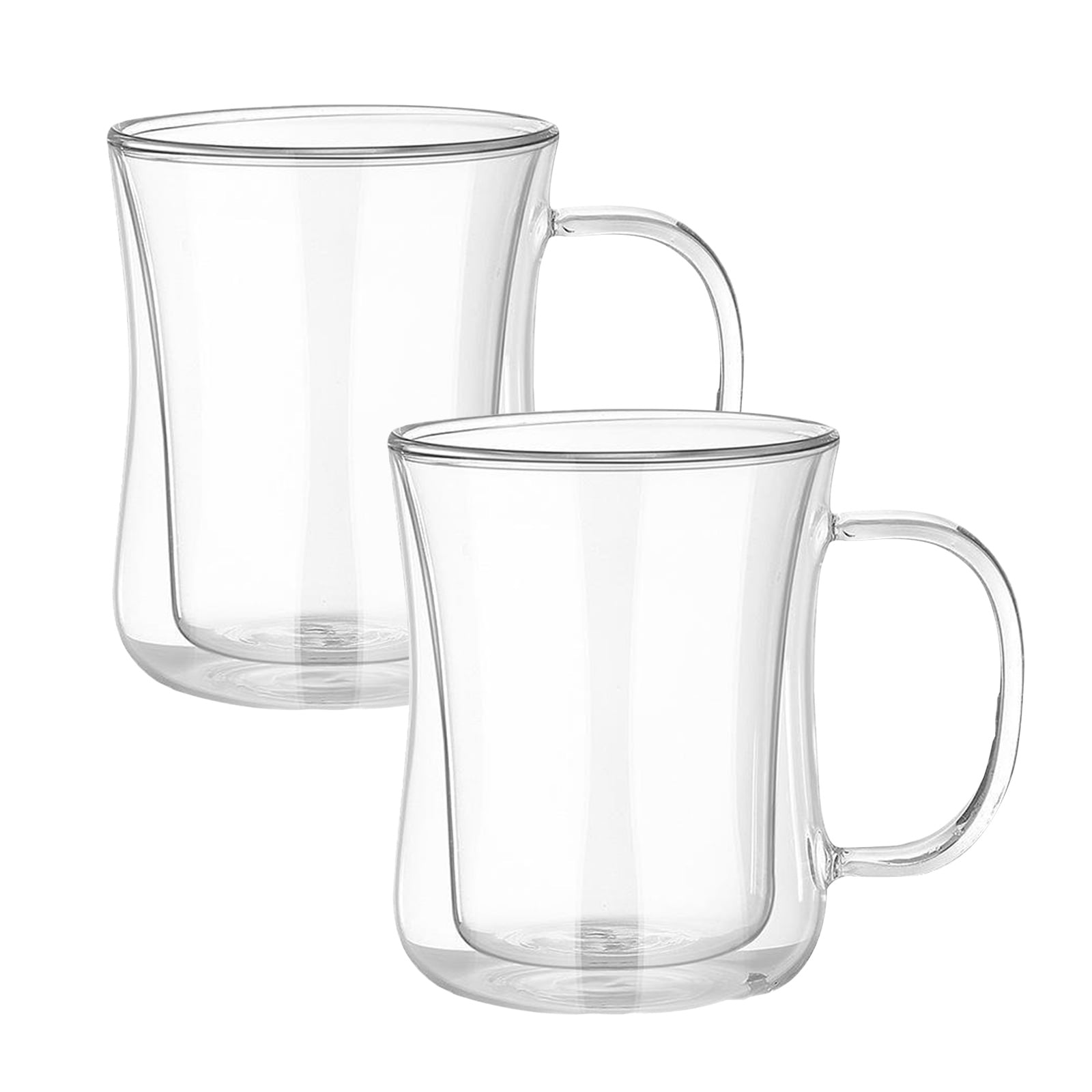 Household heat-resistant glass cup creative fair handle cup ...