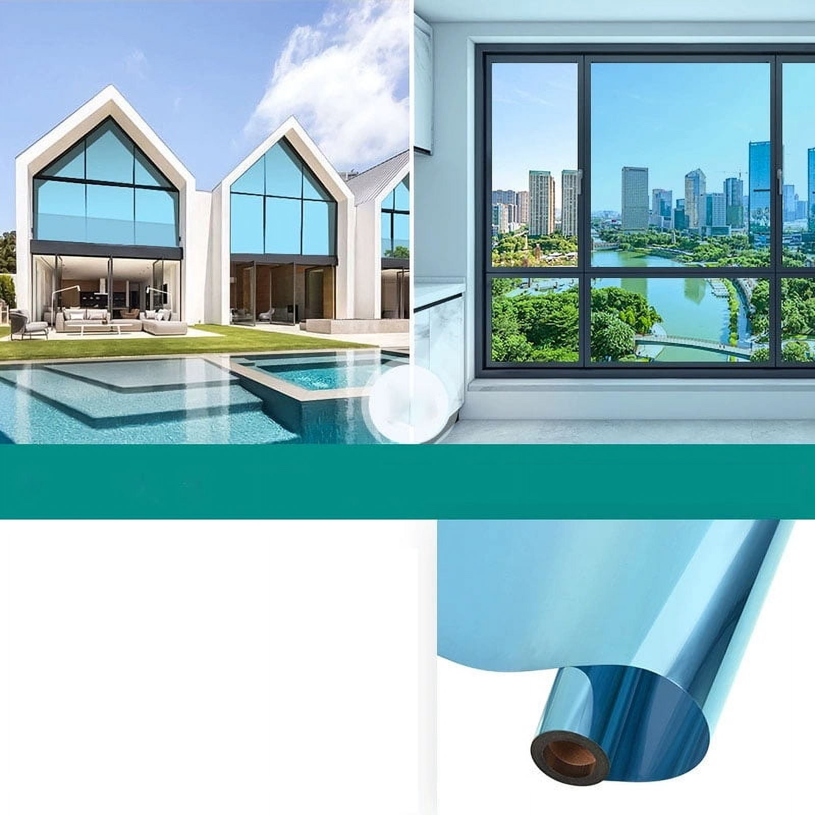 Household insulated glass film windows balconies privacy protection sun ...