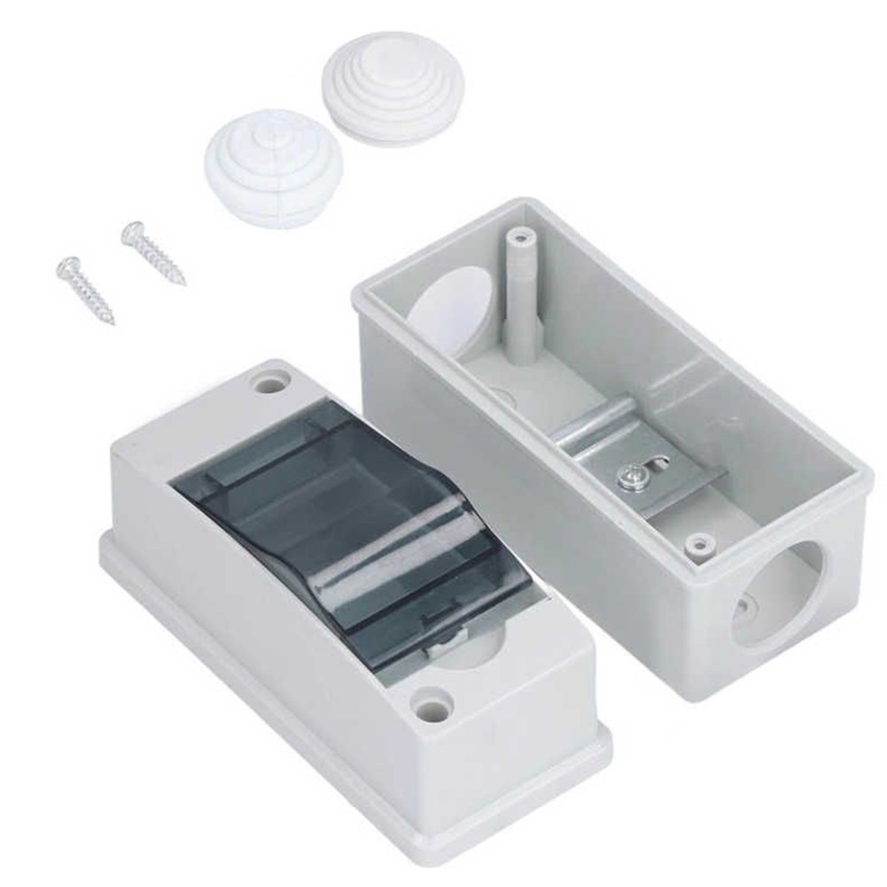 Household lighting distribution box with transparent cover junction ...
