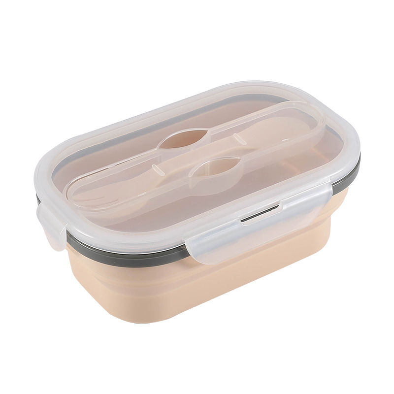 Household silicone insulated lunch box with lid microwave portable ...