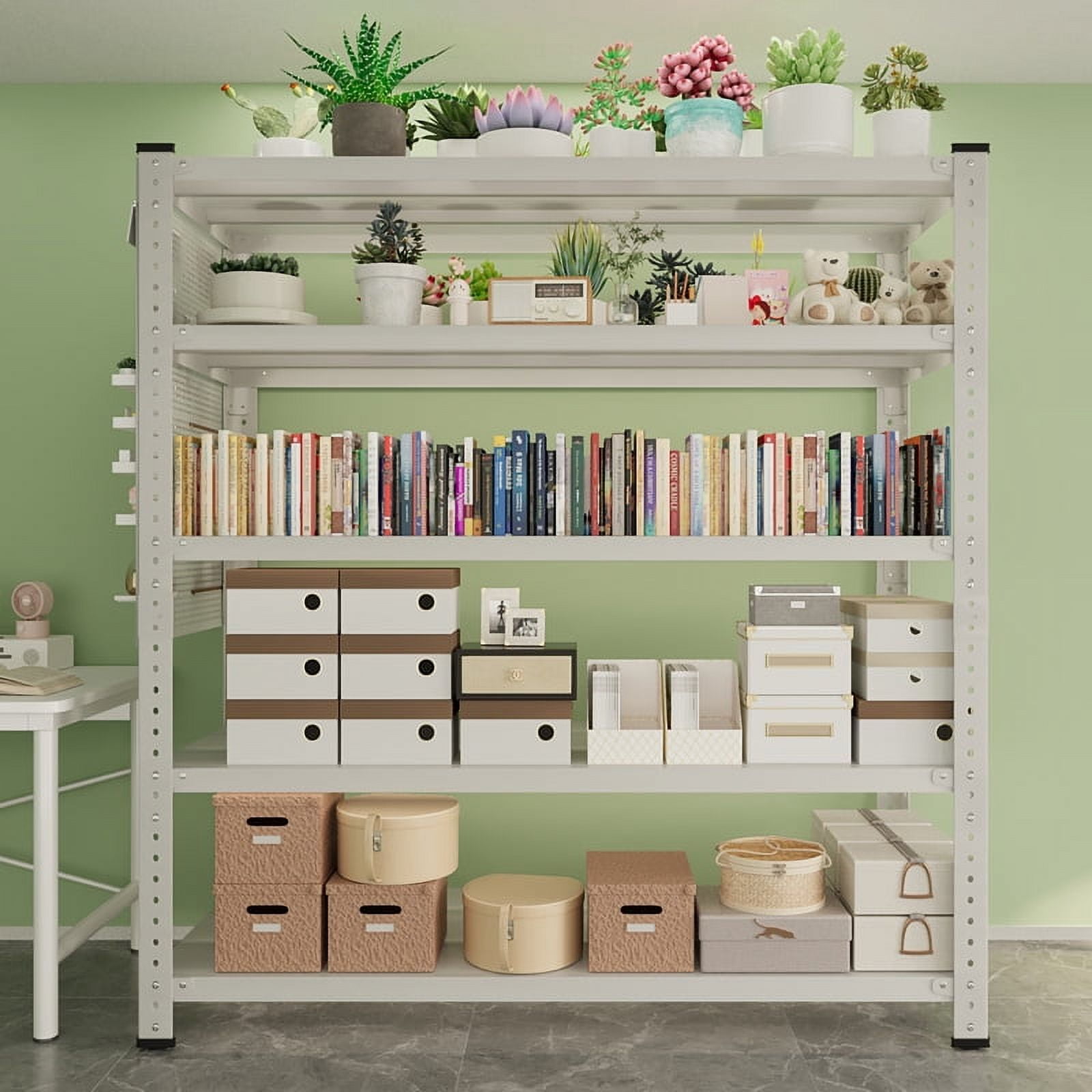 Household storage rack, adjustable display rack, basement balcony ...