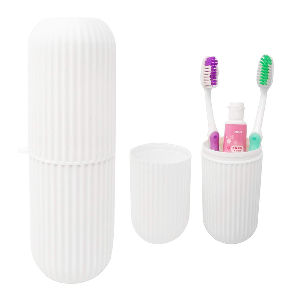Household travel portable plastic toothbrush toothpaste cup box rack ...