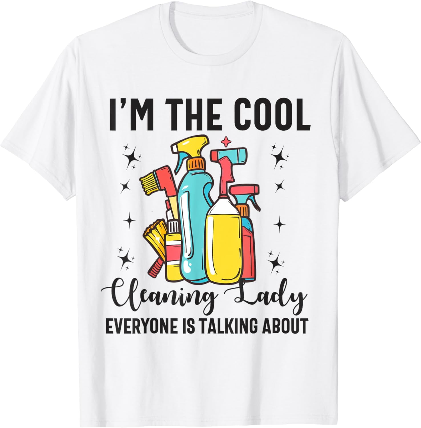 Housekeeper Housekeeping Mom Women Funny Cleaning Lady T-Shirt ...