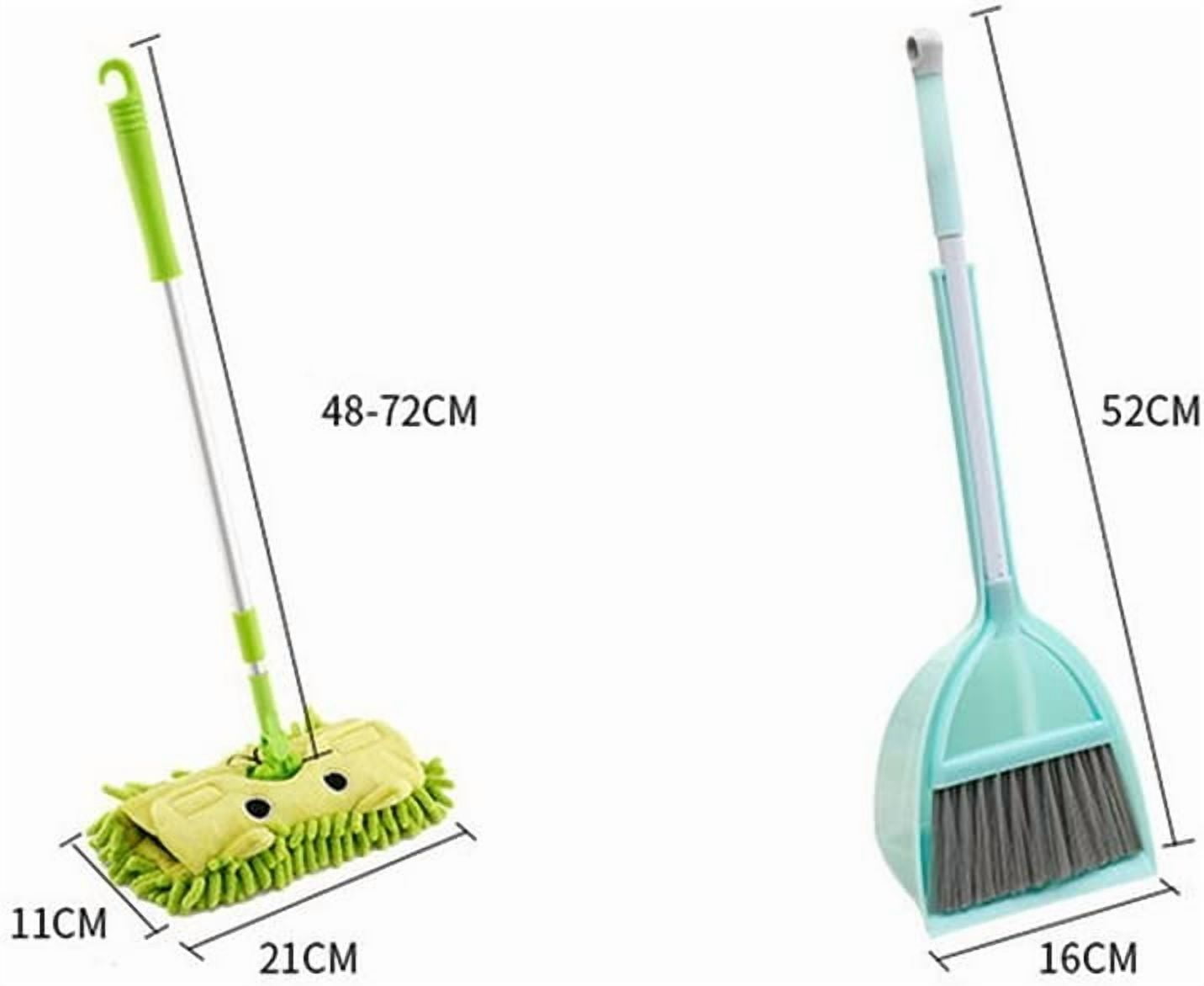 Housekeeping Cleaning Tools for Kids, 3pcs Set with Mop, Broom ...