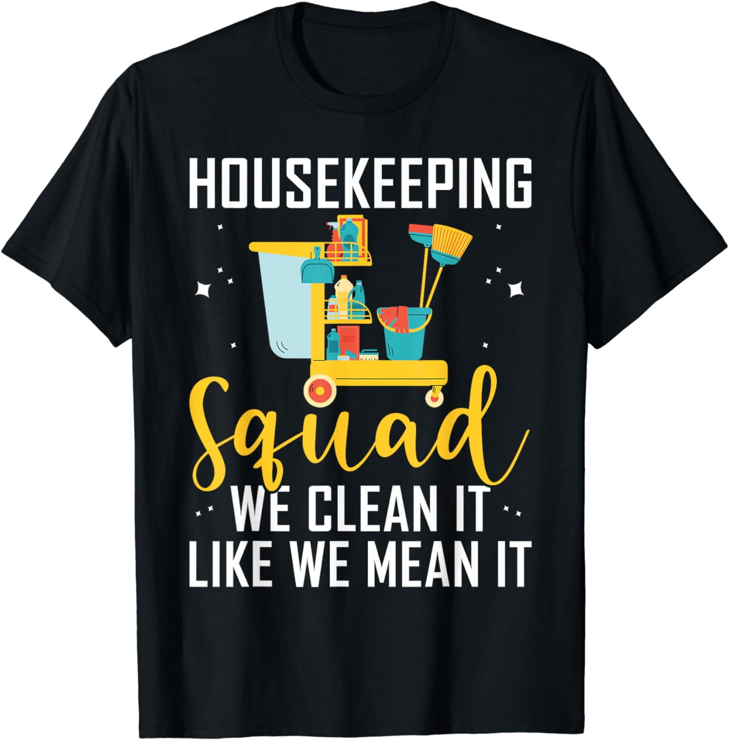 Housekeeping Squad Shirt Cleaning Uniforms for Housekeeping T-Shirt ...