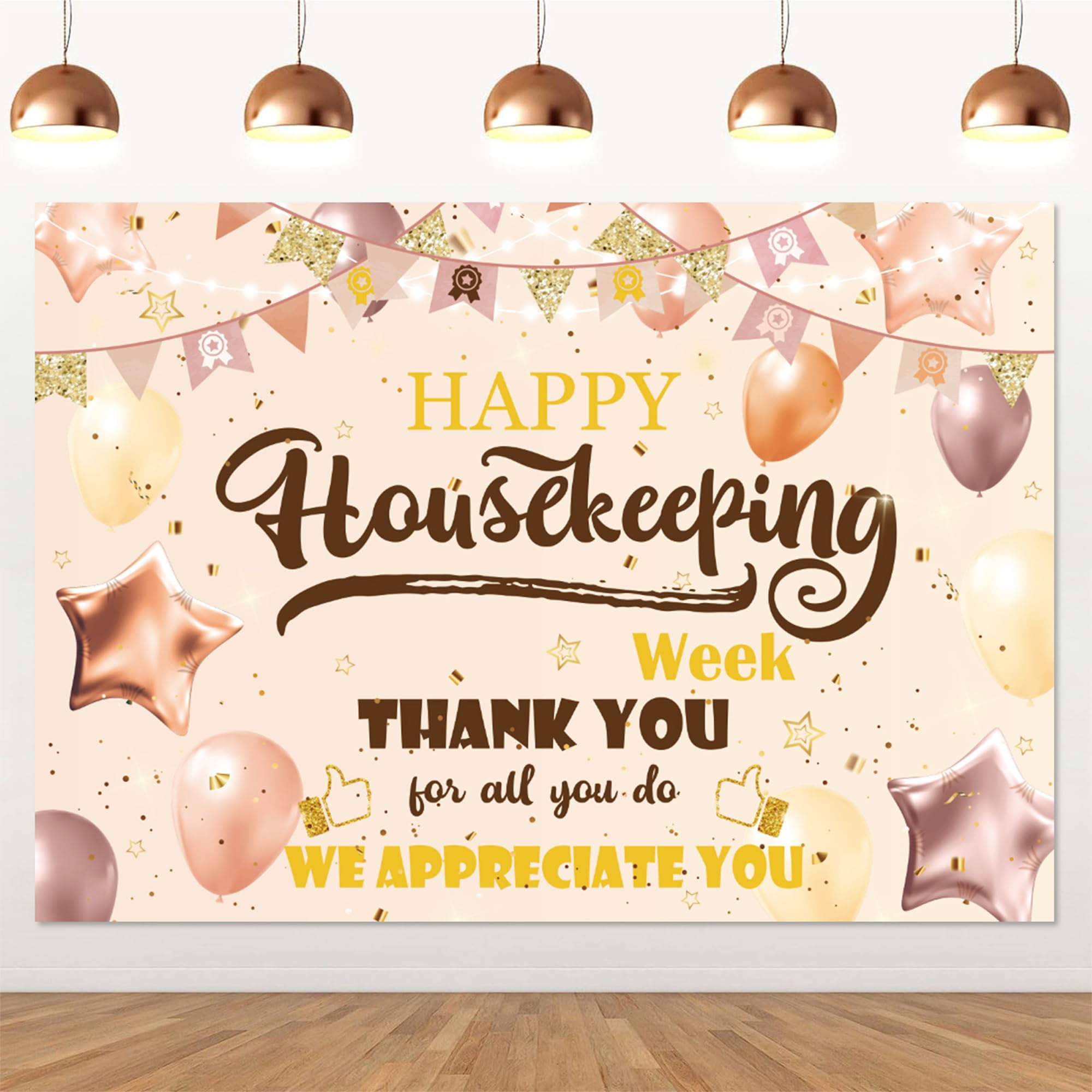 Housekeeping Week Decorations Happy Housekeeping Week Backdrop Happy ...