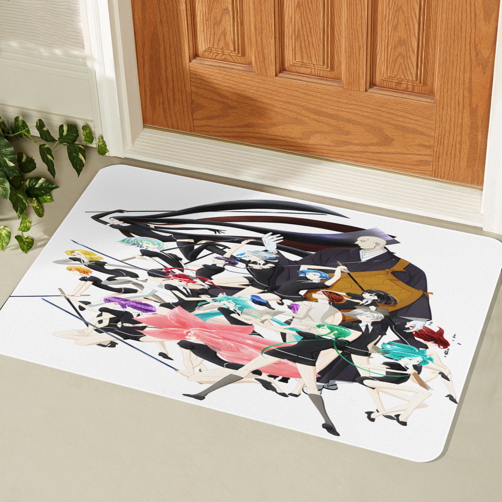 Houseki no Kuni mat is the ideal choice for your home, combining comfort and beauty.23.6"x15.7 ...