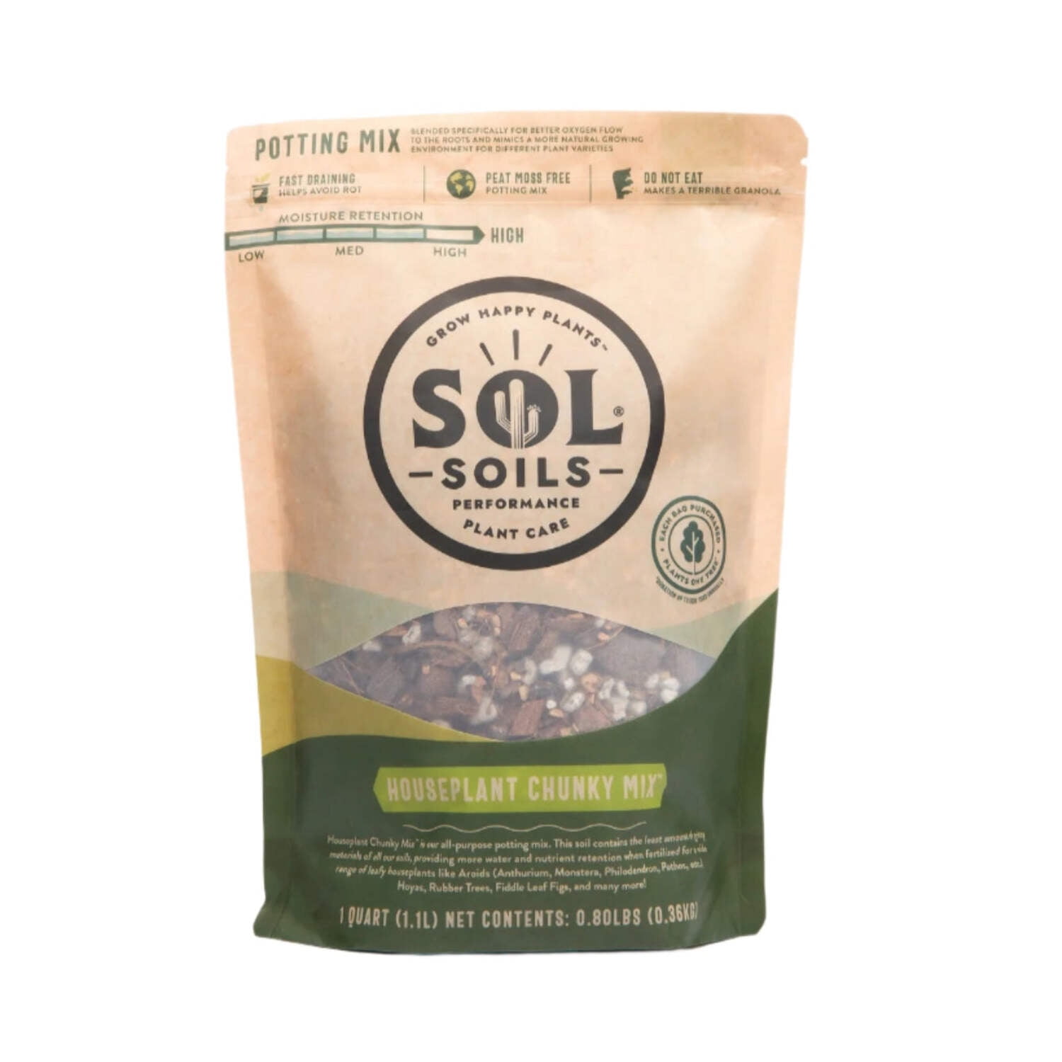Houseplant Chunky Mix Potting Soil for Jungle Plants & Aroids with ...