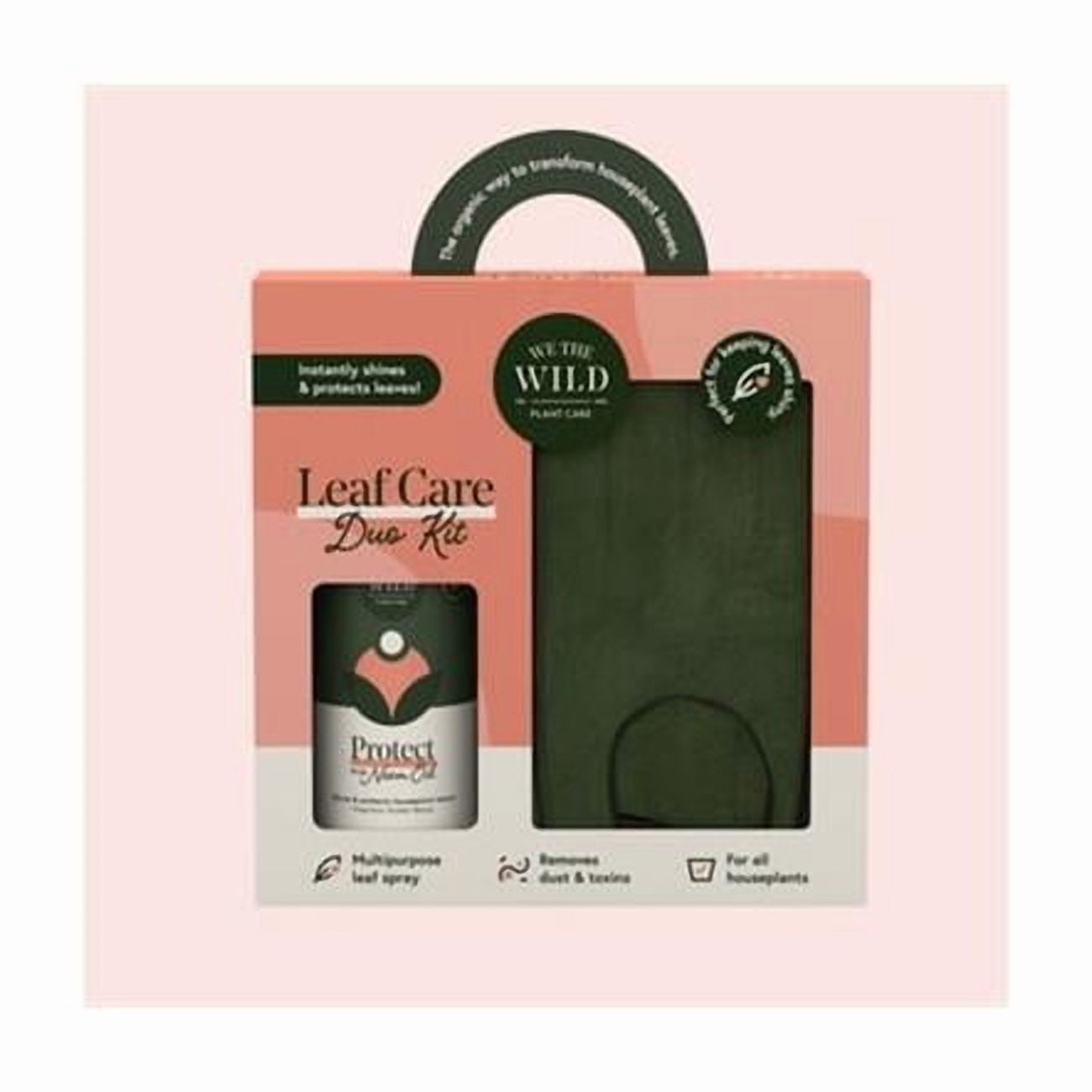 We the Wild WTWLHDUORT1 Leaf Care Duo Protect Spray Kit with Glove ...