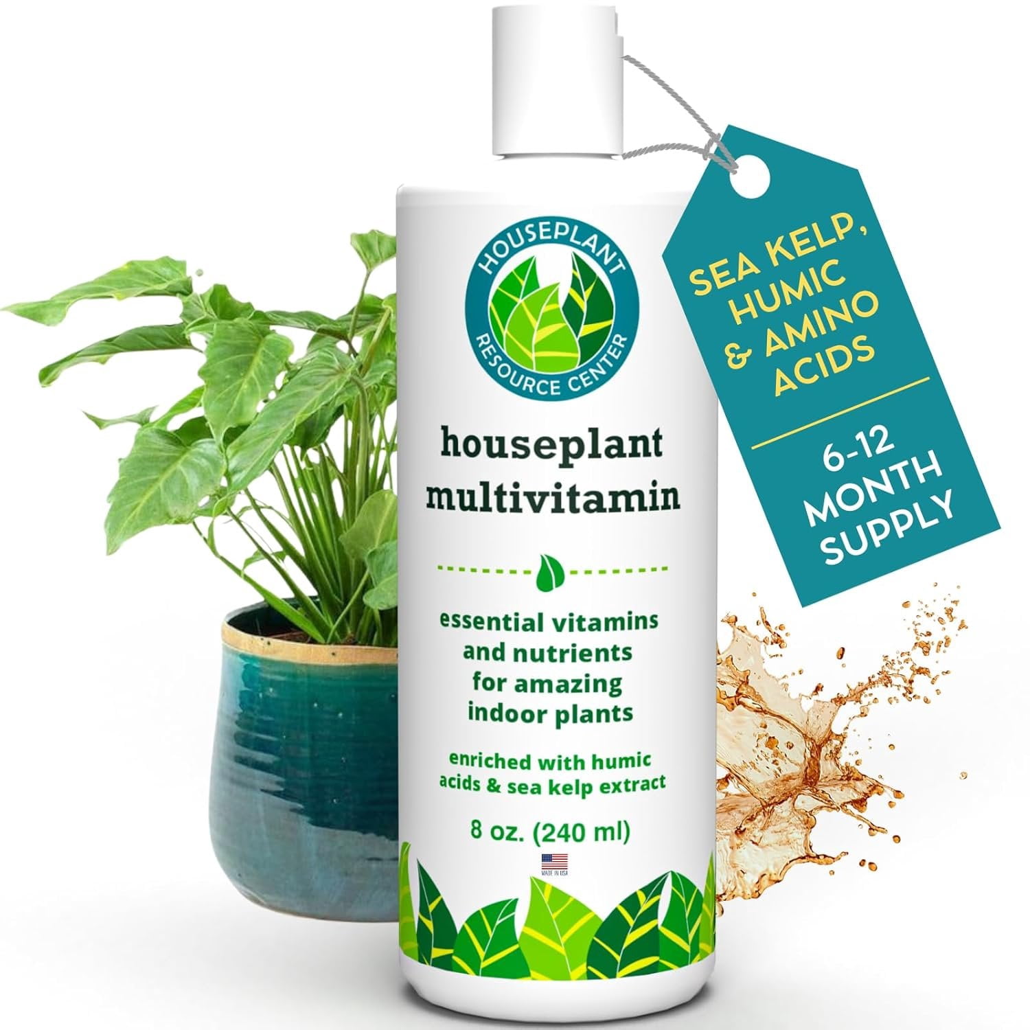 Houseplant Multivitamin - Vitamin D for Plants! Premium Liquid ...