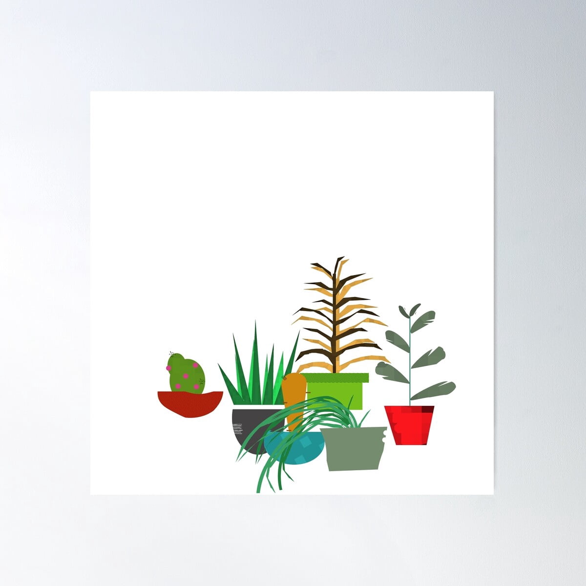 Houseplants As Gifts Plants Decor Room Floor Flowers Beauty Poster Wall ...