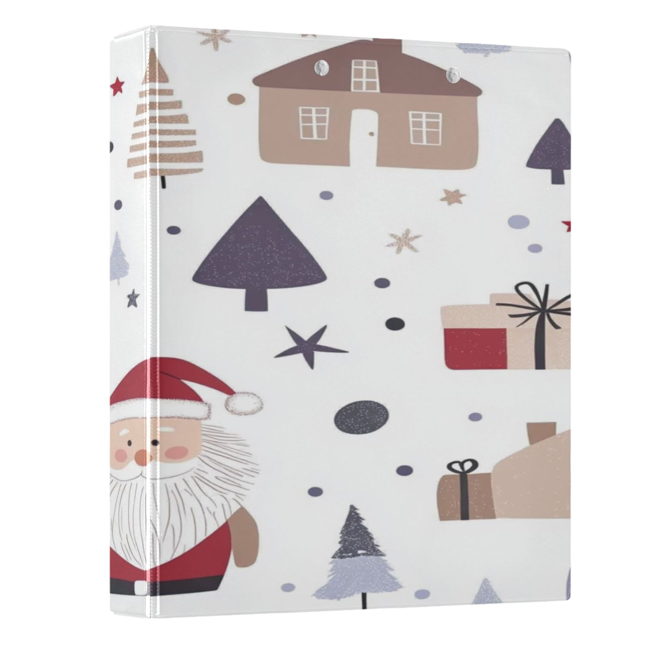 Houses and Trees 3 Ring Hardcover Binders 1.5in Round Rings for Letter ...