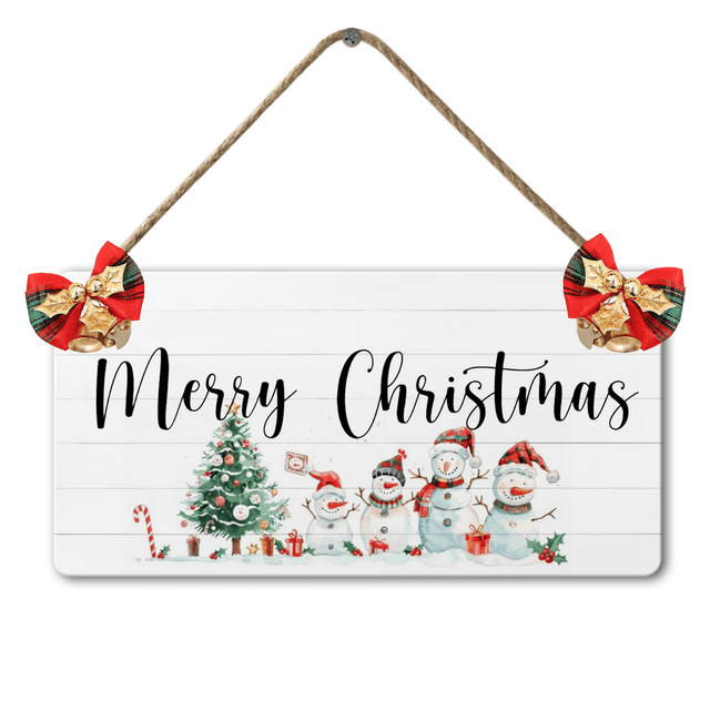 Houseuse Christmas Welcome Sign Christmas Wood Sign 5x10inch Rustic ...