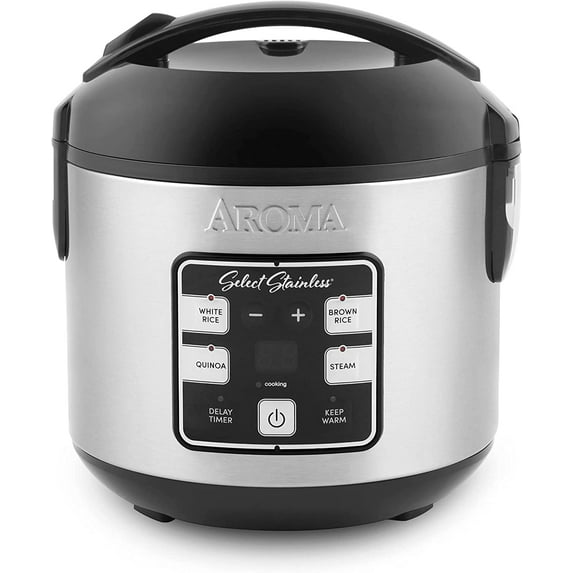 Housewares Select Stainless Digital Rice & Grain Multicooker, Cooker 4 ...