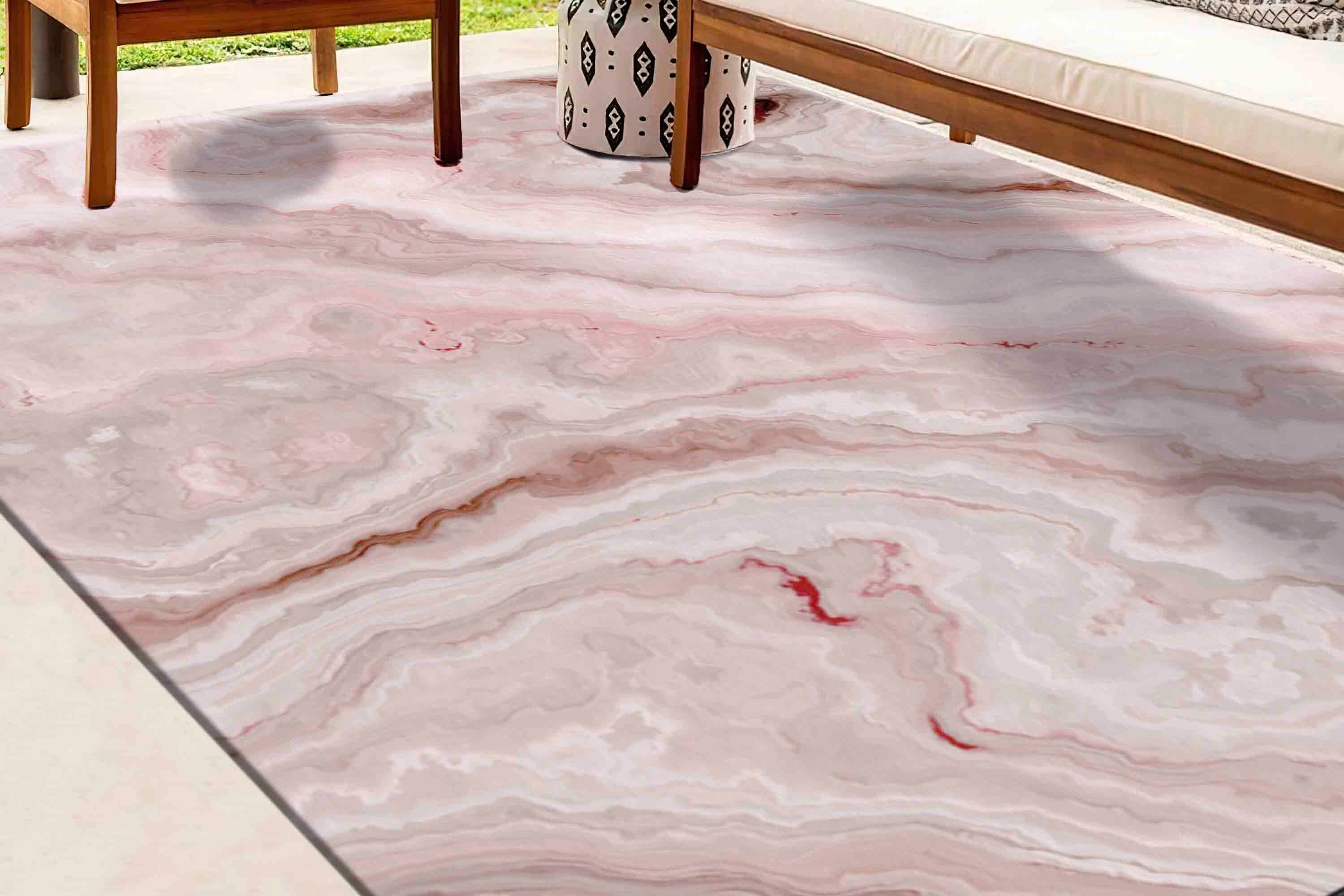 Housewarming Gift Rug, Modern Rugs, Alcohol Ink Rugs, Abstract Marble ...