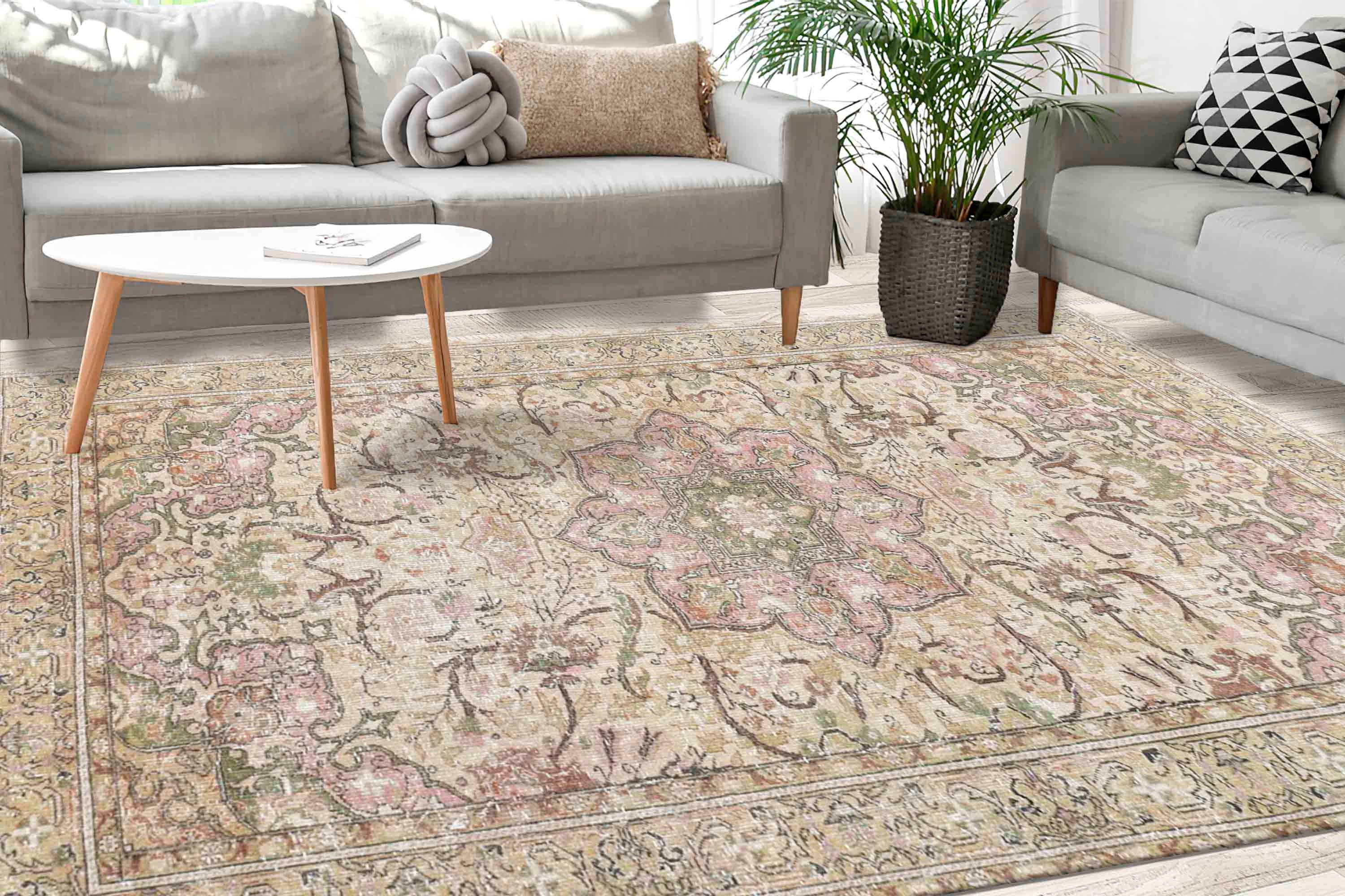 Housewarming Gift Rugs, Area Rugs, Brown Rugs, 3D Printed Rugs, Luxury ...