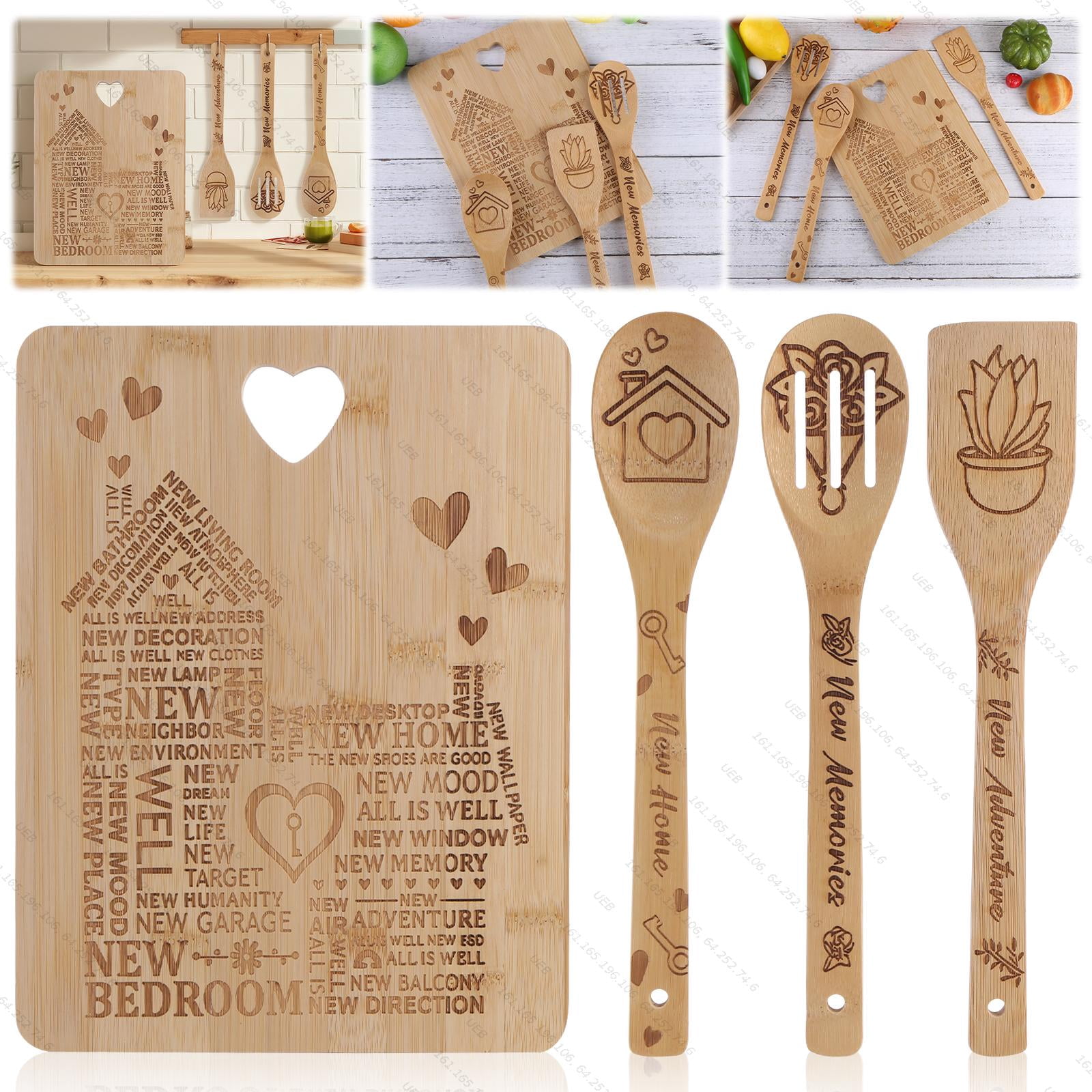 Housewarming Gifts for New Home, Personalized Cutting Board Set, New ...