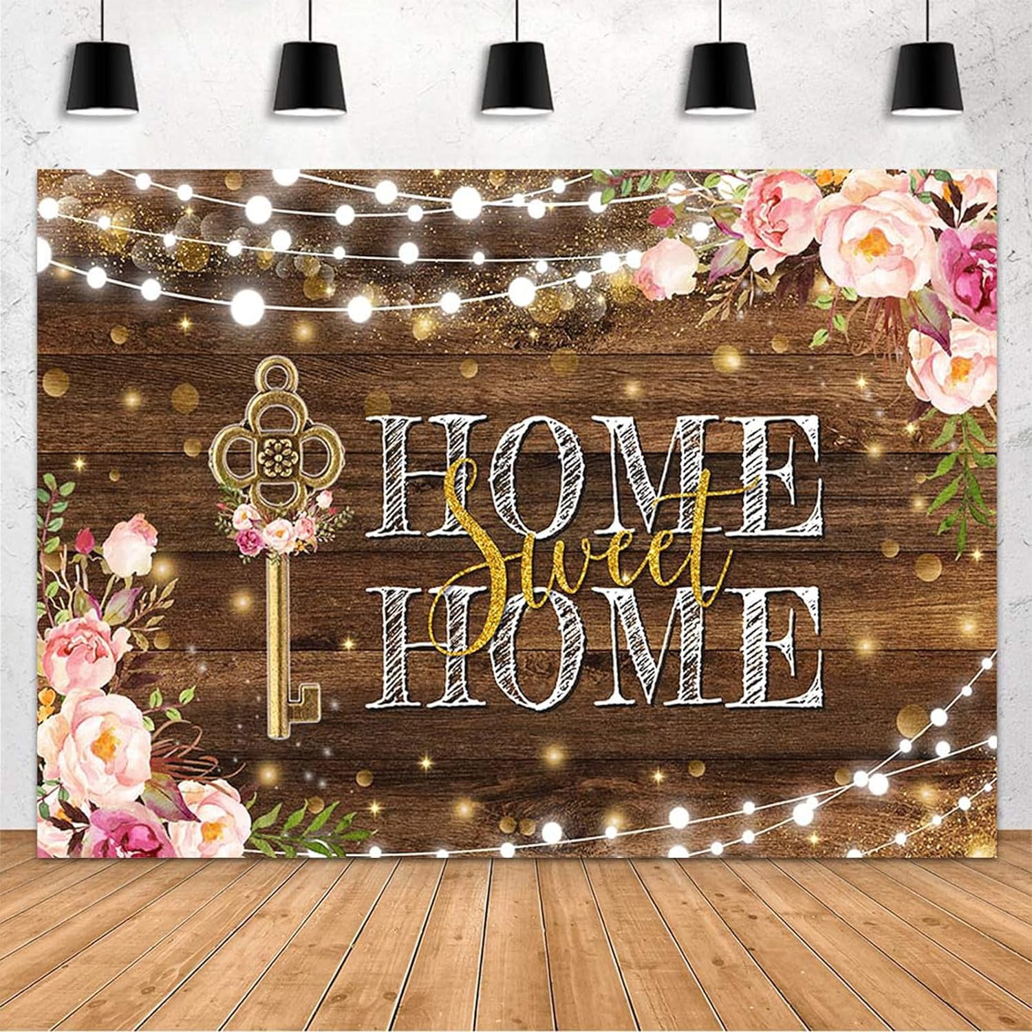 Housewarming Party Backdrop Home Sweet Home New House Party Decorations ...