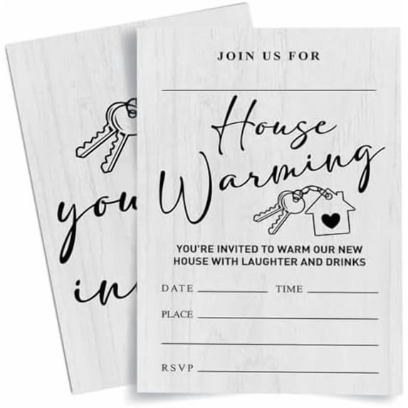 Housewarming Party Invitation, Housewarming Party Invite Cards New Home ...