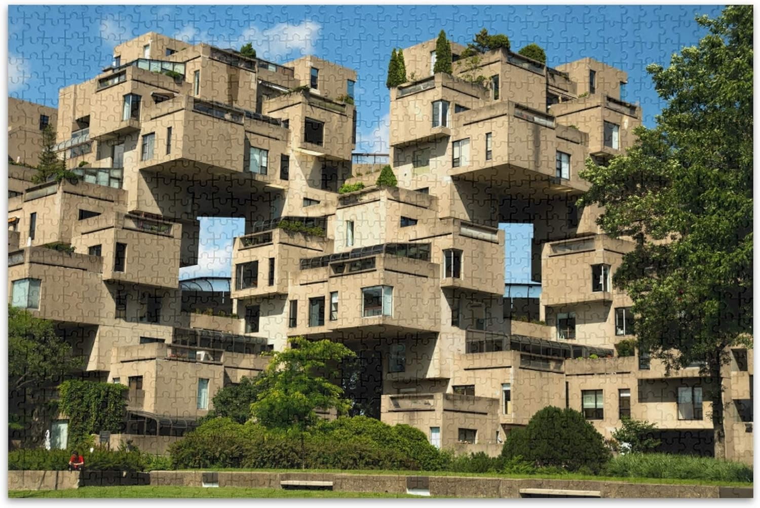 Housing Complex Montreal of 354 Identical Jigsaw Puzzle 500 Pieces ...