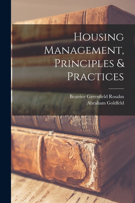 Housing Management, Principles & Practices - Walmart.com
