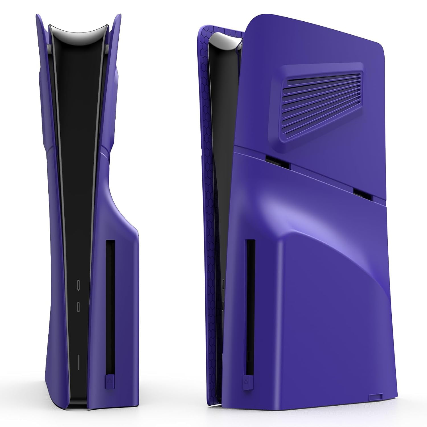 Housing Panel for PlayStation 5 Slim Disc Edition, Faceplate with Cooling Vents, PS5 Slim Anti ...