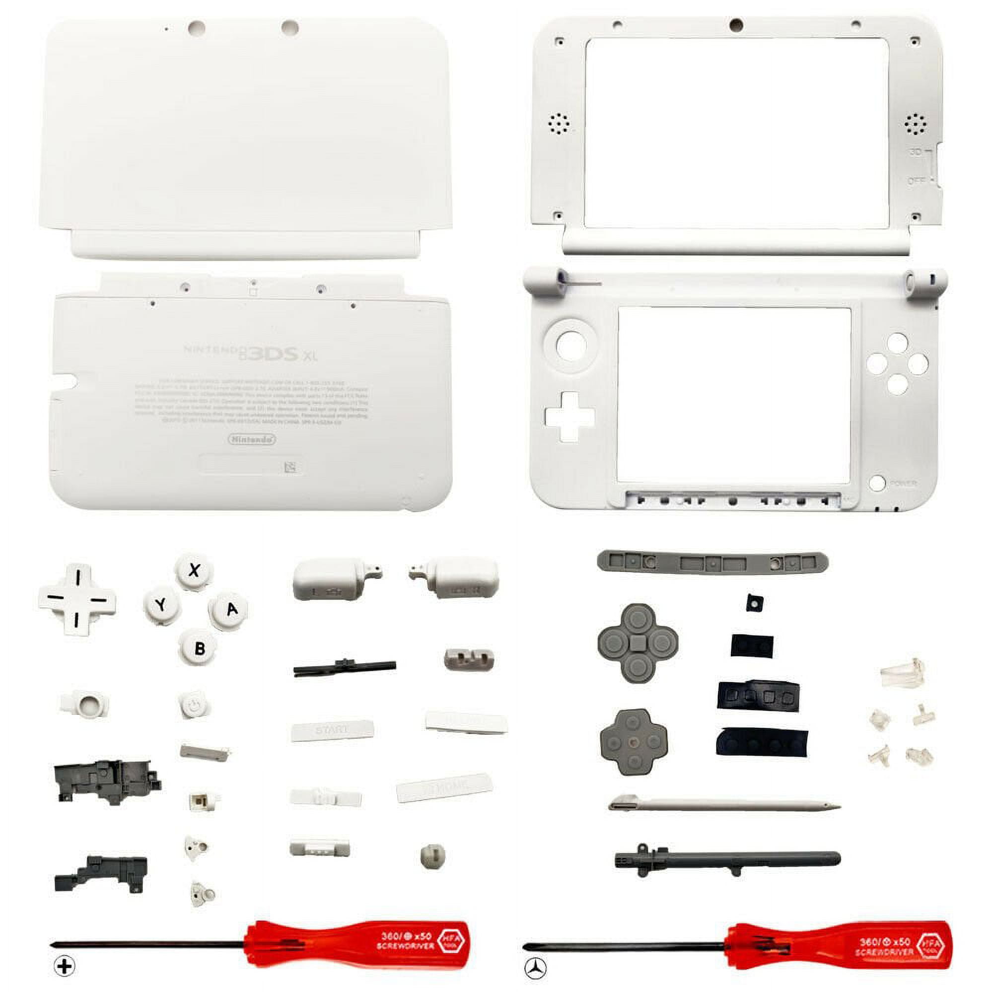 Housing Shell for 2015 Nintendo 3DS XL Replacement System Screen Tools ...